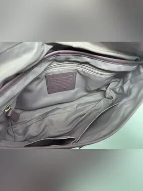 Coach | Bags | Coach F5171 Y2k Lilac Purple 24cm Signature Flap Duffle ...